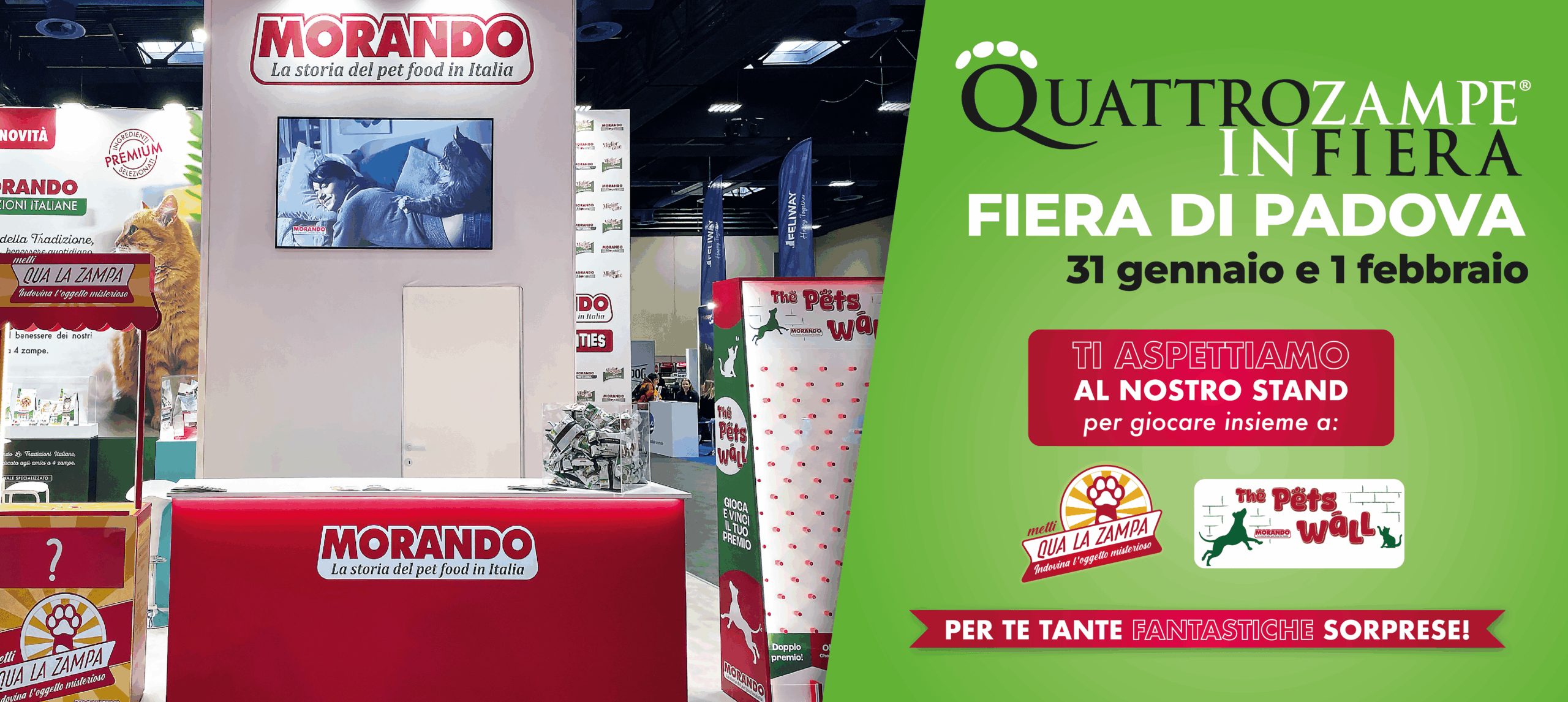 Morando Petfood a Quattrozampe in Fiera – Padova - Morando